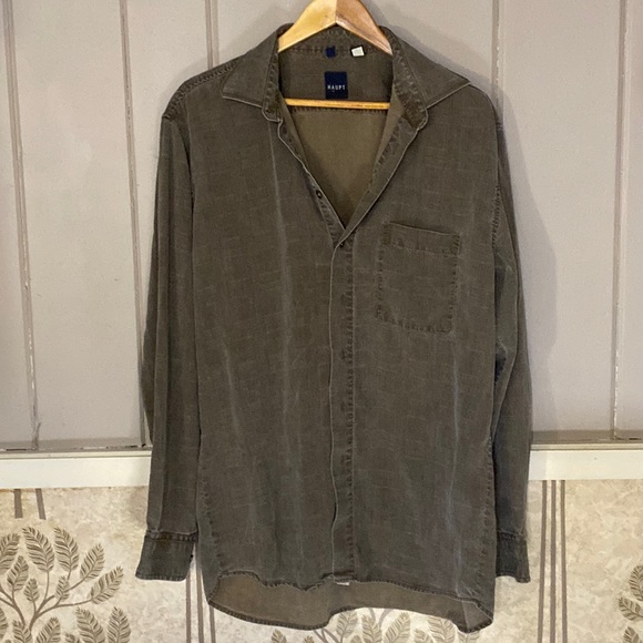 Haupt | Shirts | Haupt Long Sleeve German Made Shirt Size L In Browns ...